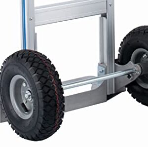 SHZOND Aluminum Hand Truck 2 in 1 Convertible Hand Truck 1000 LBS Capacity Hand Truck and Dolly Utility Cart