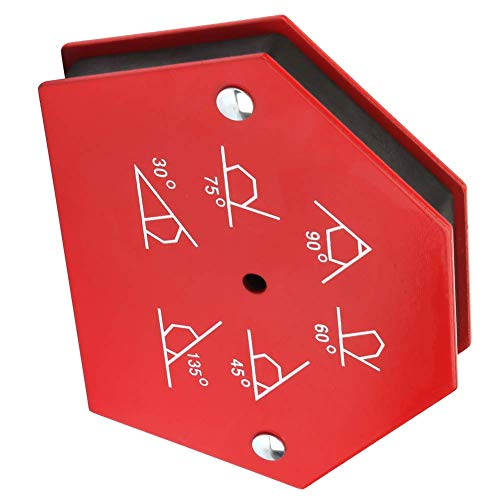 FTVOGUE Welding Holder Multi-angle Six Sides Magnet Stand Arrows Magnetic Welder Fixing Tool 30°60°45°75°90°135°(50LBS)