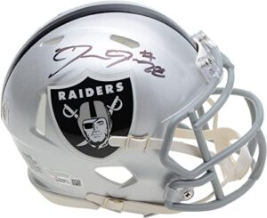 josh jacobs las vegas raiders autographed riddell speed mini helmet - autographed nfl mini helmets