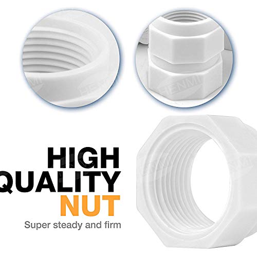 HENMI 8 Pack Pool Cleaner Feed Hose Nut Fits for Polaris 280, 380, 180 Pool Cleaner Feed Hose Nut D15 D-15