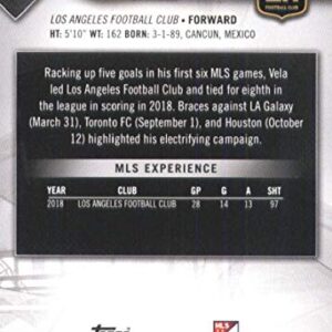 2019 Topps MLS #79 Carlos Vela Los Angeles Football Club Soccer Card