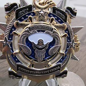 United States Navy Chiefs Mess * Goat Locker Compass Navy Chief CPO Challenge Coin