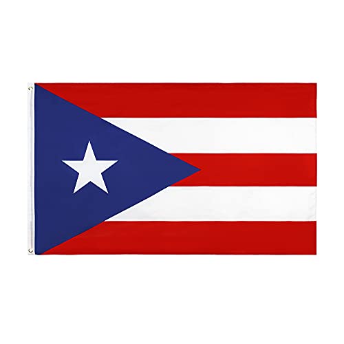 Puerto Rico Flag 3x5 Foot Puerto Rican National Flags with Brass Grommets 3 X 5 Ft