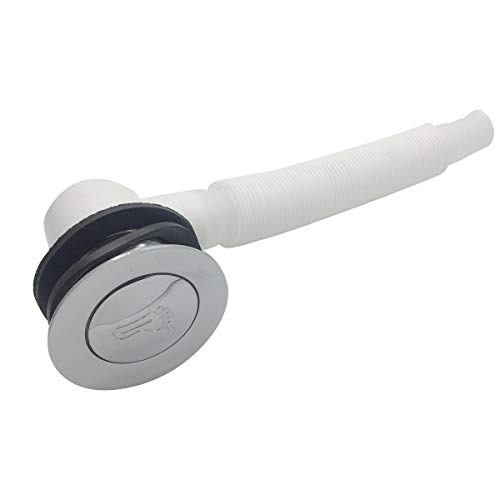 Tip Toe Style Bathtub Drain Stopper with A Flexible Water Pipe