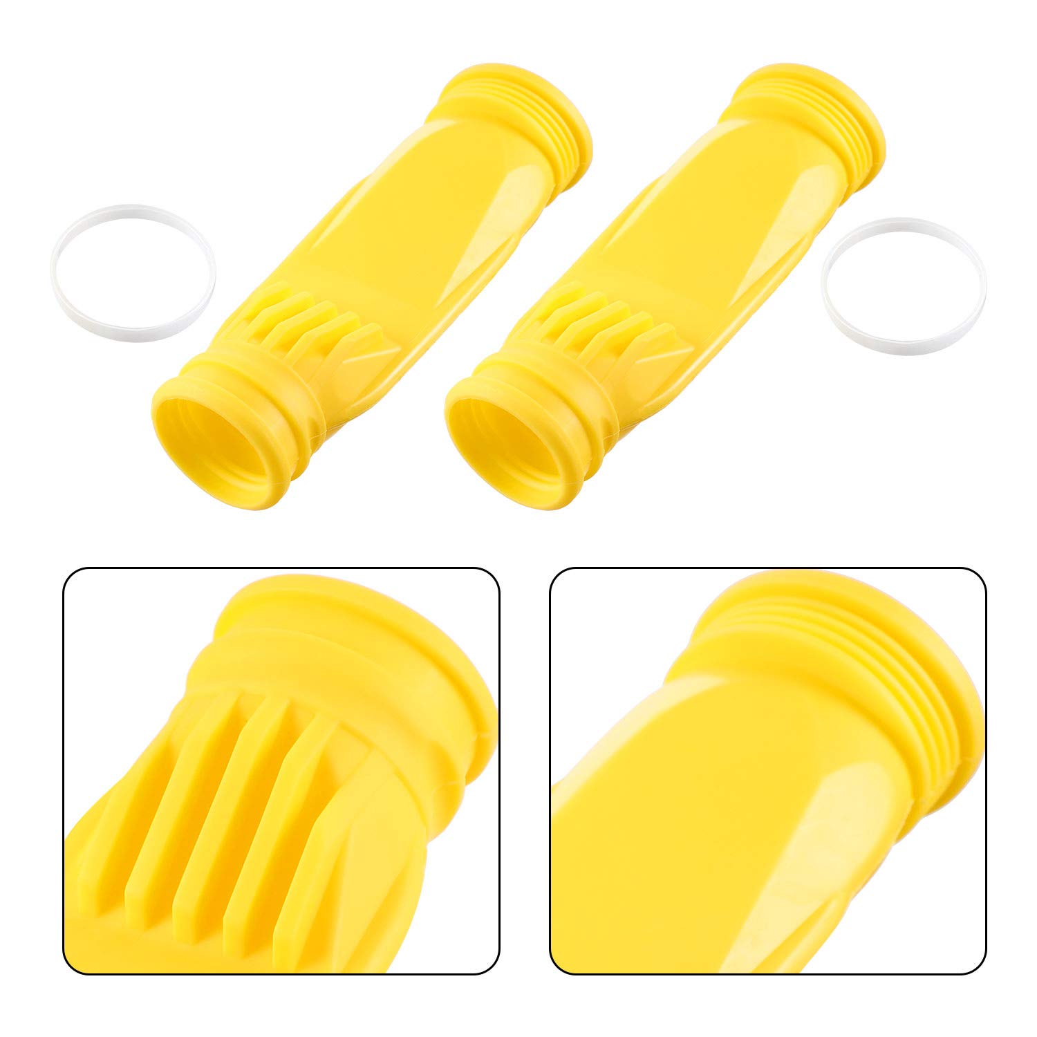 4 Pieces Pool Cleaner Replacements Include W70329 Pool Cleaner Finned Seal W69698 Pool Cleaner Diaphragm W70327 Foot Pad Compatible with Zodiac Baracuda G2, G3, Replace W69721 W72855 (Blue, Yellow)