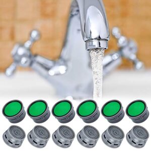 40 Pieces Faucet Aerator Flow Restrictor Insert Faucet Aerators Replacement Parts for Bathroom or Kitchen, Red(2.2 GPM) and Green(1.5 GPM)