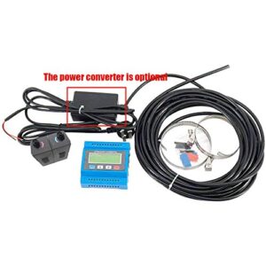 HFBTE TUF-2000M Ultrasonic Flow Meter Flowmeter Module DN25~100mm with TS-2-HT High Temperature Small Transducer