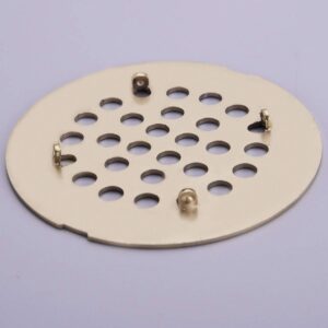 TRUSTMI 4-1/4 Inch Snap-in Shower Floor Drain Replacement Cover, Brushed Gold