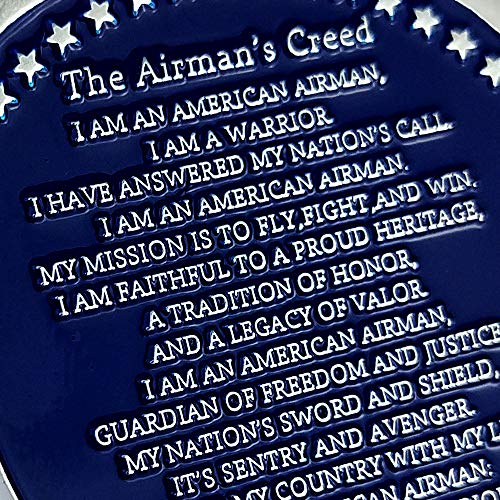 United States Air Force Airman's Creed Military Challenge Coin