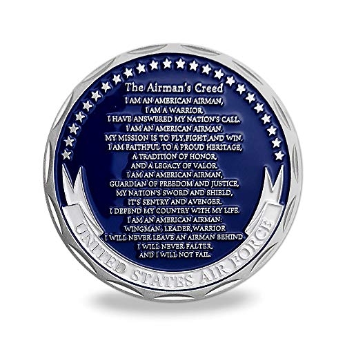 United States Air Force Airman's Creed Military Challenge Coin