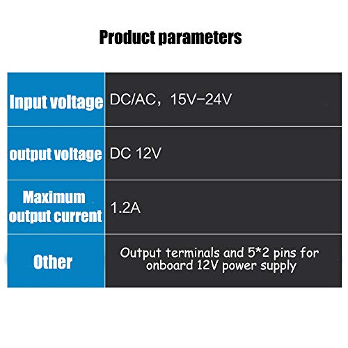 KOOBOOK 2Pcs L7812 LM7812 Three Terminal Regulator Module 12V Voltage Regulated Power Module