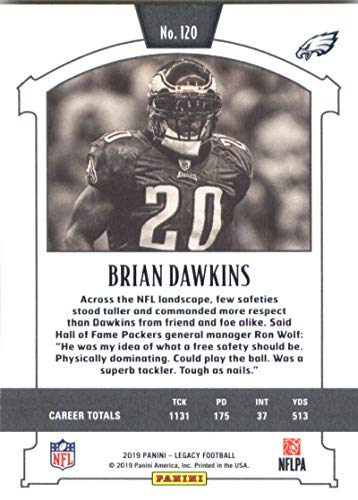 2019 Panini Legacy #120 Brian Dawkins Philadelphia Eagles Football Card