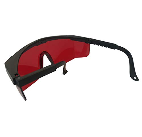 Laser Light Safety Glasses Eye Protection Goggles Laser Protection Glasses Goggles OD 4+ Red Color For Typical 200~540nm Blue Violet Green Laser Engraving Cutting Machine