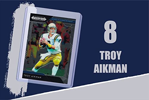 Troy Aikman Football Cards (5) Assorted Bundle - Dallas Cowboys Trading Card Gift Set