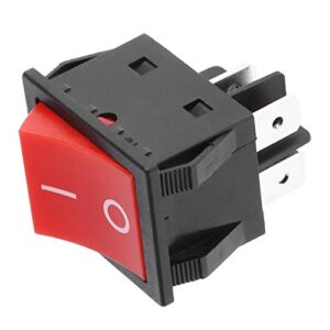 on-off 4 pin rocker boat switch,30a welder welding machine 4-pin boat type on/off rocker switch,ip65 waterproof and dustproof(1pcs)