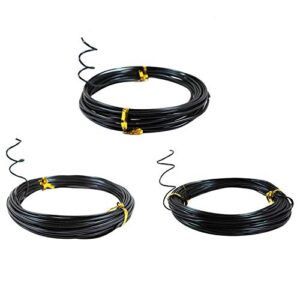 tree training wires for bonsai tree, 3 sizes 1.0mm, 1.5mm, 2.0mm tree training wire aluminium wire plant growing training tools