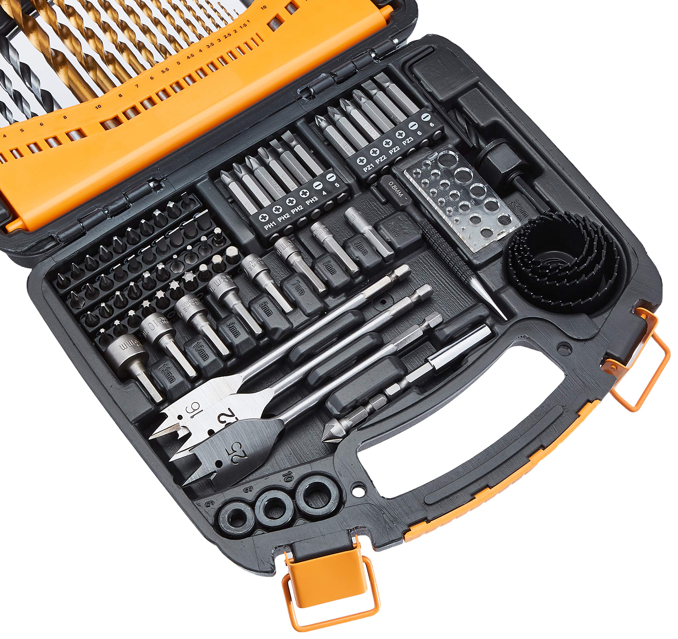 Amazon Basics Drill & Driver Multi-Bit 100 Piece Set