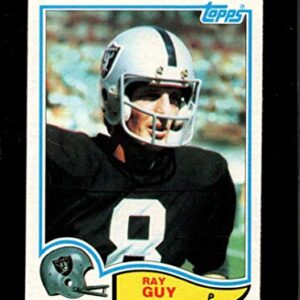 1982 Topps #188 Ray Guy Oakland Raiders NFL Football Card NM-MT