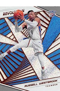 2018-19 panini revolution #63 russell westbrook oklahoma city thunder basketball card