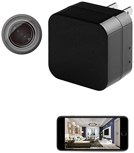 VIC-ZONE Spy Hidden Camera Charger with Remote Viewing,Night Vision Wireless 4k Nanny Camera Video Recorder Motion Activated,APP Control, Support iOS/Android,Up to 128G..