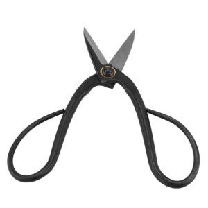 ViaGasaFamido Bonsai Shear Bonsai Pruning Scissors Gardening Shears 7.87in Trimming Scissors Bonsai Pruning Shears Roots Branches Trimming Tool for Grow Room Gardening Black