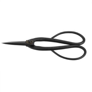 ViaGasaFamido Bonsai Shear Bonsai Pruning Scissors Gardening Shears 7.87in Trimming Scissors Bonsai Pruning Shears Roots Branches Trimming Tool for Grow Room Gardening Black