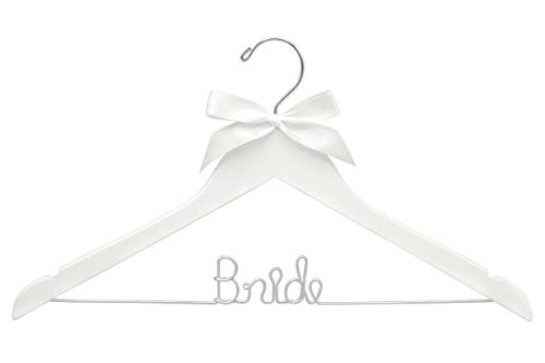 Bridal Hanger, Bride Hanger, Wedding Hanger, White