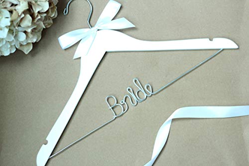 Bridal Hanger, Bride Hanger, Wedding Hanger, White