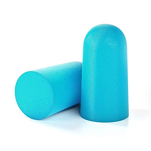 Eargasm Foam Earplugs, 50 Pairs, 32 dB NRR, Super Soft, Great for Sleeping, Studying, Snoring, Comes with Bonus Carrying Case