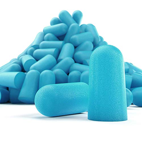 Eargasm Foam Earplugs, 50 Pairs, 32 dB NRR, Super Soft, Great for Sleeping, Studying, Snoring, Comes with Bonus Carrying Case