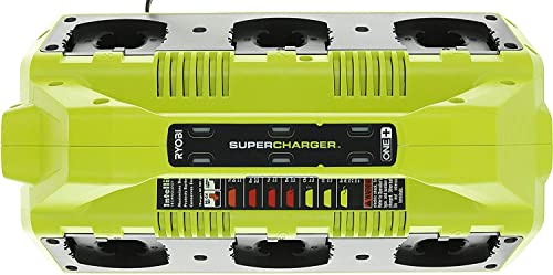 Ryobi 18-Volt ONE+ Super Charger Kit with 2 Batteries - P1820 - (Bulk Packaged)