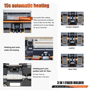 Signal fire New Model AI-9 Fusion Splicing Six Motor Core Alignment Fiber Fusion Splicer Automatic FTTH Fiber Optical Welding Splicing 5S Heating 15S