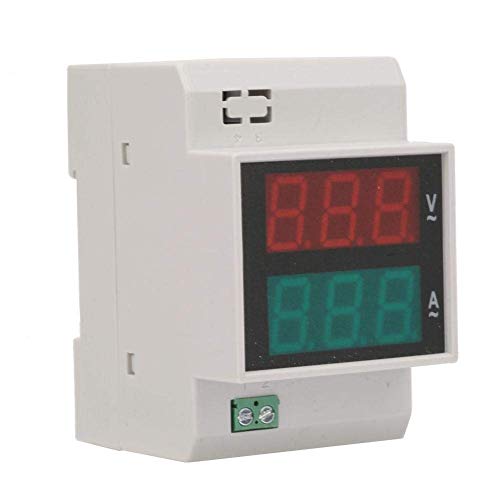 YWBL-WH Ammeter,Power Meter Digital Energy Meter LED Active Multi-Functional Power Meter for Measuring The AC Voltage and Current Din Rail with LED Display(AC80-300/100A)