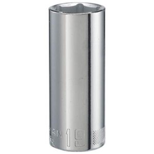 craftsman deep socket, metric, 3/8-inch drive, 19mm, 6-point (cmmt44436)