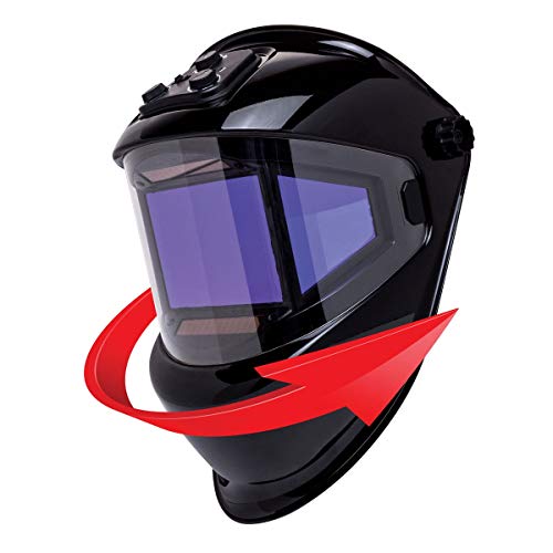 Eastwood XL Panoramic View Welding Helmet True Color Auto Darkening Throat Guard