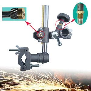 vpabes welding torch holder, welding support mig gun holder clamp mountings, welding positioner turntable support for mig mag co2