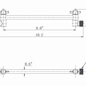 8 Inch Shower Head Extension Arm Chrome.Solid Brass Adjustable Shower Arm Extension. Lower Or Raise Any Rain Or Handheld Showerhead To Your Height & Angle – Universal Connection