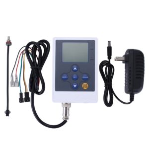 DIGITEN 3/8" Connect Hose Oil Fuel Gas Diesel Milk Water Liquid Flow Sensor Meter + Digital Display Flowmeter Quantitative Controller Counter