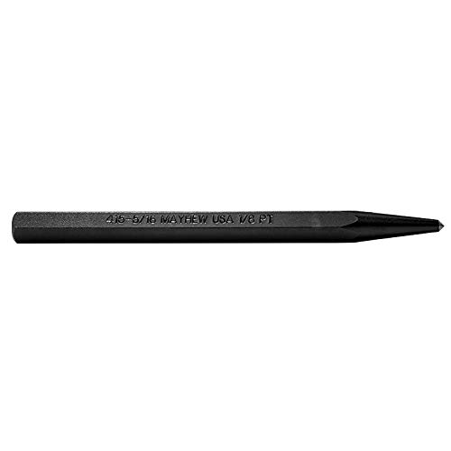 Mayhew Tools 62215 Center Punch, Black Oxide Finish, 4-Piece