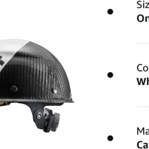 LIFT Safety DAX Fifty 50 Carbon Fiber Cap Style Hardhat ANSI Compliant