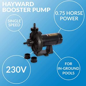 Hayward W36060 0.75 HP Booster Pump for In-Ground Swimming Pools