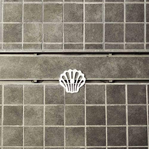 DrainWig Shower Drain Hair Catcher, Disposable Drain Protector, Ocean, White & Teal, 2 Pack