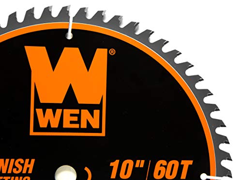 WEN BL1032-2 10-Inch 32-Tooth and 60-Tooth Carbide-Tipped Professional Woodworking Saw Blade Set, Two Pack