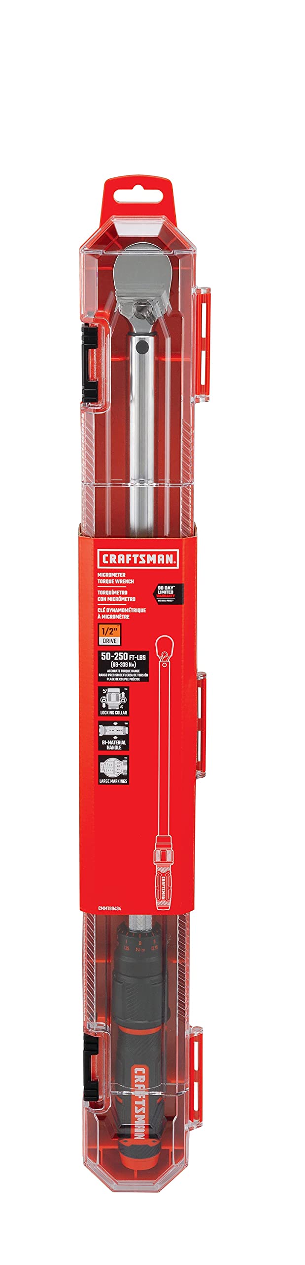 CRAFTSMAN Torque Wrench, 1/2" Drive (CMMT99434)