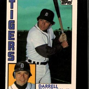 1984 Topps Traded and Rookies Baseball #36T Darrell Evans Detroit Tigers MLB Trading Card pulled from Factory Set Break