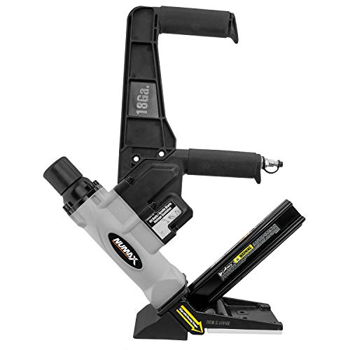 NuMax S18GLCNDH Pneumatic 18 Gauge 1-3/4" L-Cleat Dual Handle Flooring Nailer