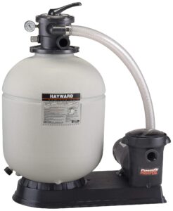 hayward w3s180t92s proseries 18 in., 1 hp sand filter system for above-ground pools