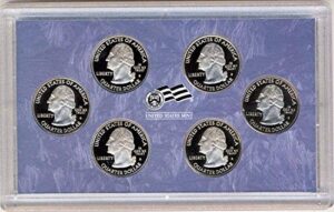 2009 s district of columbia and 5 us territories quarters proof set - 6 coins - quarter us mint gem proof no box or coa