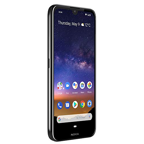 Nokia 2.2 Fully Unlocked Smartphone with 5.71" HD+ Screen, 13 MP Camera and Android 10 Ready, Black (AT&T/T-Mobile/Cricket/Tracfone/Simple Mobile)