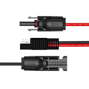 LINGYU-10AWG Wire and Cable Connector for RV Solar Panels with 1 SAE to SAE Polarity Reverse Connector